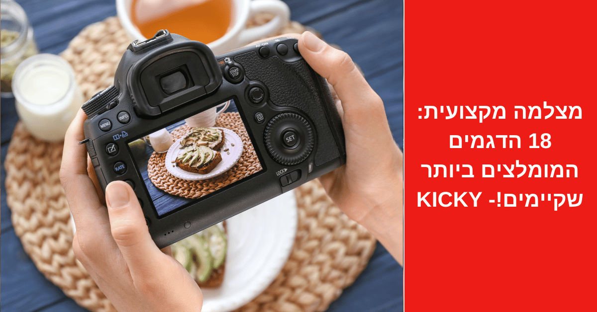 מצלמה מקצועית: 18 הדגמים המומלצים ביותר שקיימים! 2024- Kicky